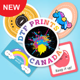 Custom DTF Transfers Canada | DTF Printing & Vinyl Stickers